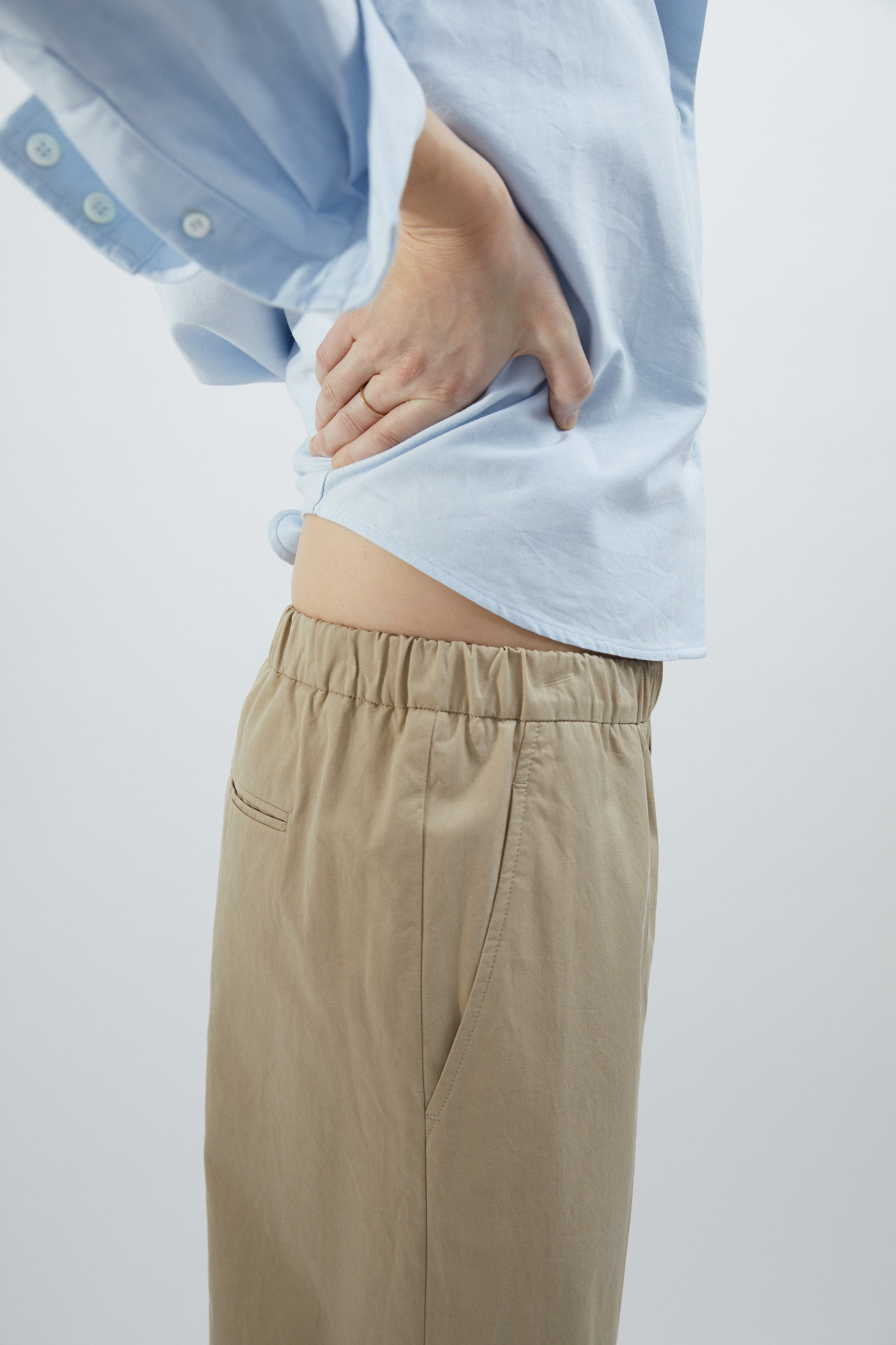 Flora pants in Torino sand